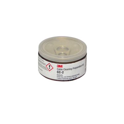 LK - CC-2. 3M Cable Cleaning Preparation Kit 3-pads 120-grit