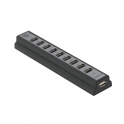 LK - HUB-10. HUB 10-USB2.0 Cargador-2A inc-5VDC/10W