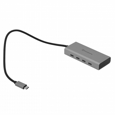 LK - HUB-USBC4. Hub Type-C 10gbps 1-USB-CM 4-USB-CH Aluminio Cable-15cm ...