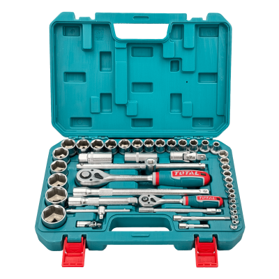 LK - SET-DADO44. TOTAL Juego de dados 4-32mm 44pzas 2-chicharras-1/4-1/ ...