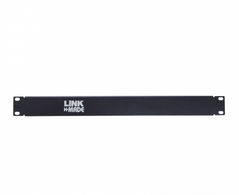 LK - RAP-1. LINKMADE 1U Tapa Cubre Espacio Rack 19 Pulgadas Fierro Negro