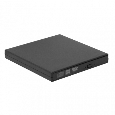 LK - DVD-USB. Grabador Lector DVD-RW CD-R CD-RW Externo USB Negro req-5V