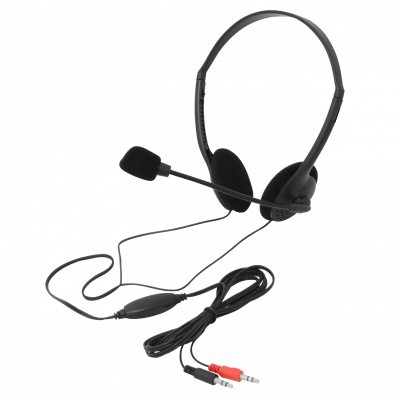 LK - XTS-220. XTECH 2x3,5mm-M Cintillo Audifonos Stereo y Microfono 3.5mm