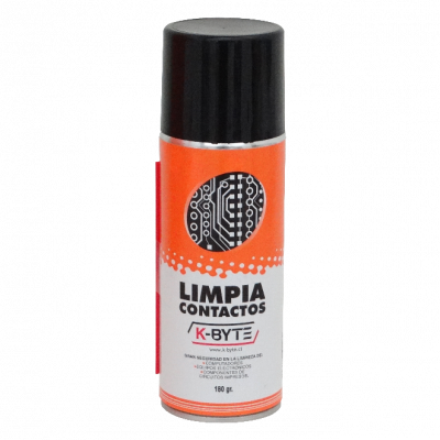 LK - LIMPIA-CON. Spray Limpiador de Contactos 180gr Solvente Aceite Grasa
