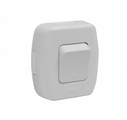 LK - TIMBRE. KALOP Interruptor Pulsador Blanco Switch Tekna KS39657